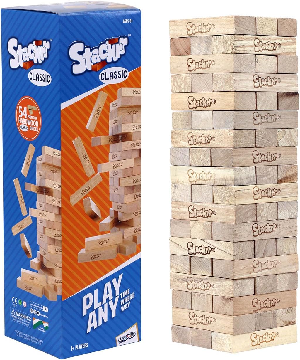 Buy Hasbro Gaming Jenga, Jenga Tube Pack, Original Hardwood Blocks ...