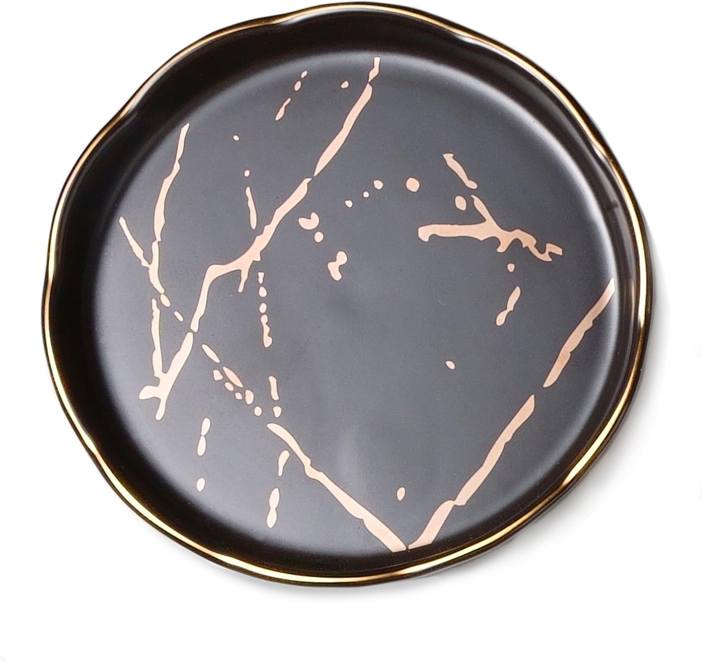 Amazon.com: 4.75" Ceramic Jewelry Tray, Small Ring Dish Holder Trinket ...