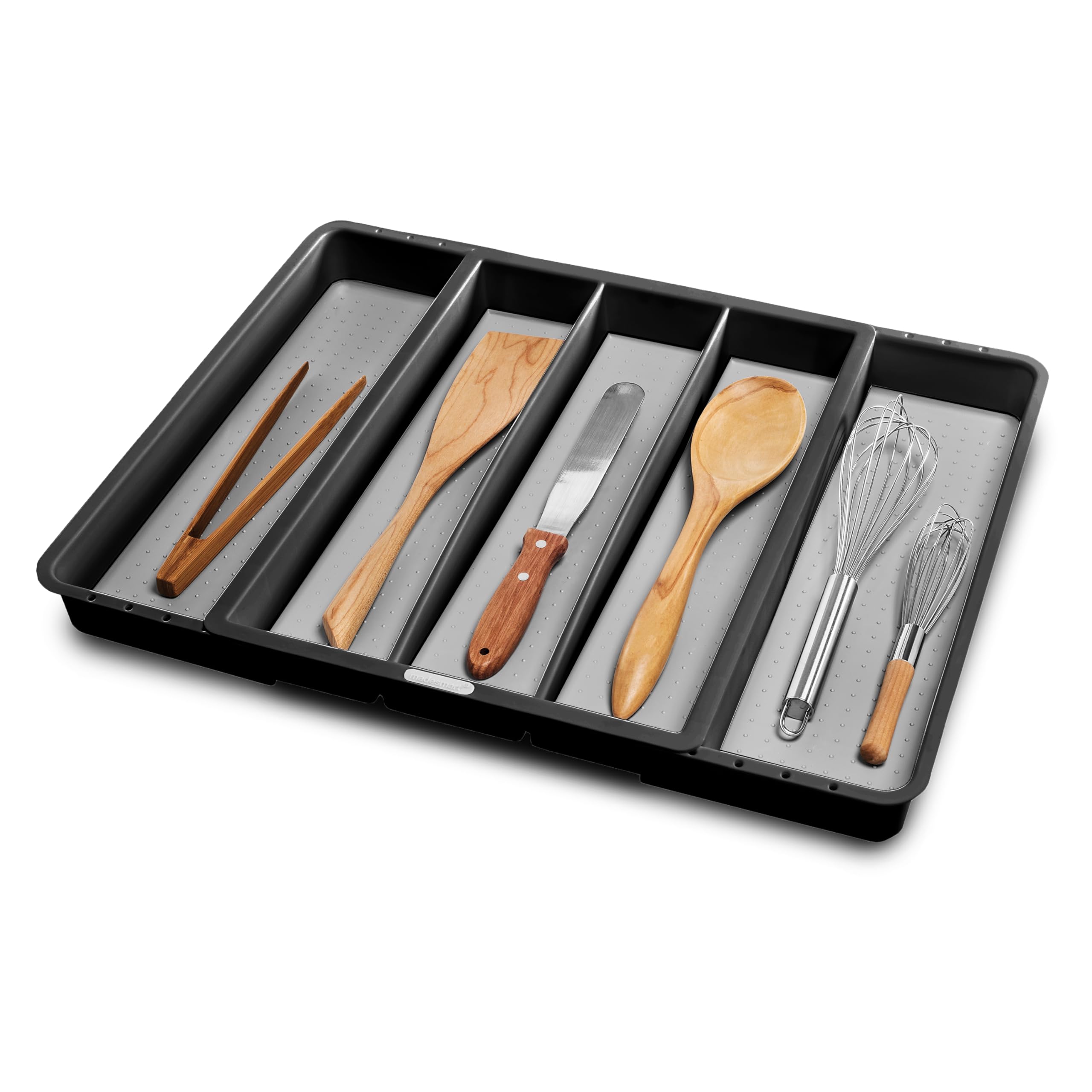madesmart Expandable Utensil Tray - Granite| Classic Collection| 5 ...