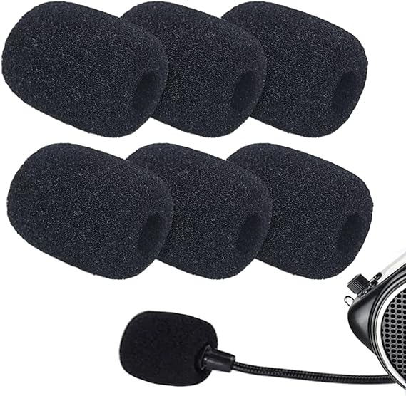 Amazon.com: Headset Microphone Covers Foam, Lapel Headset Microphone ...