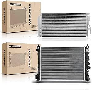 Amazon.com: A-Premium Coolant Radiator & A/C Condenser Cooling Kit ...