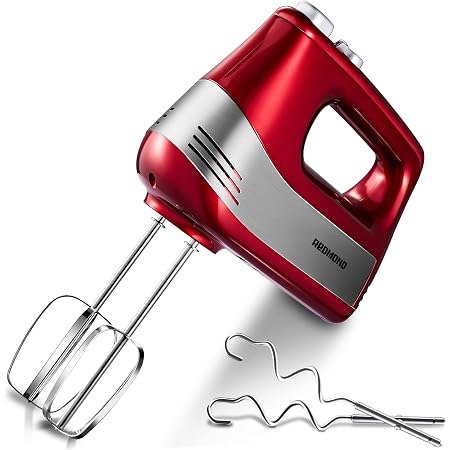 Amazon.com: VonShef 5-Speed Hand Mixer - Electric 250W Hand-held Mixer ...