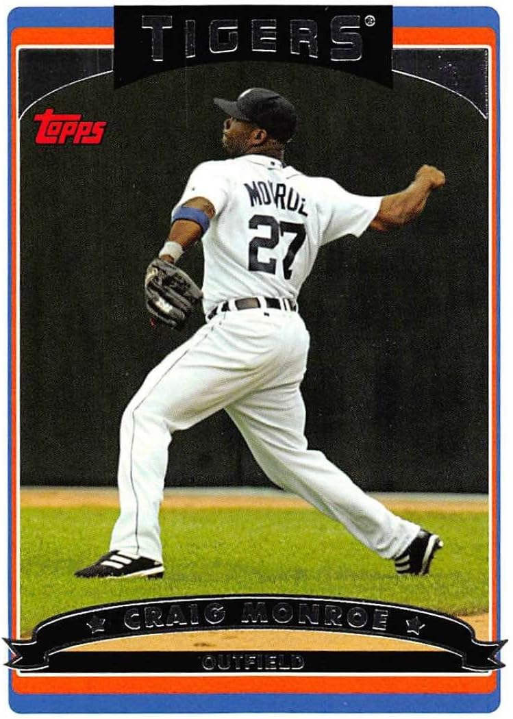 Amazon.com: 2006 Topps Series 2 Baseball #442 Craig Monroe Detroit ...