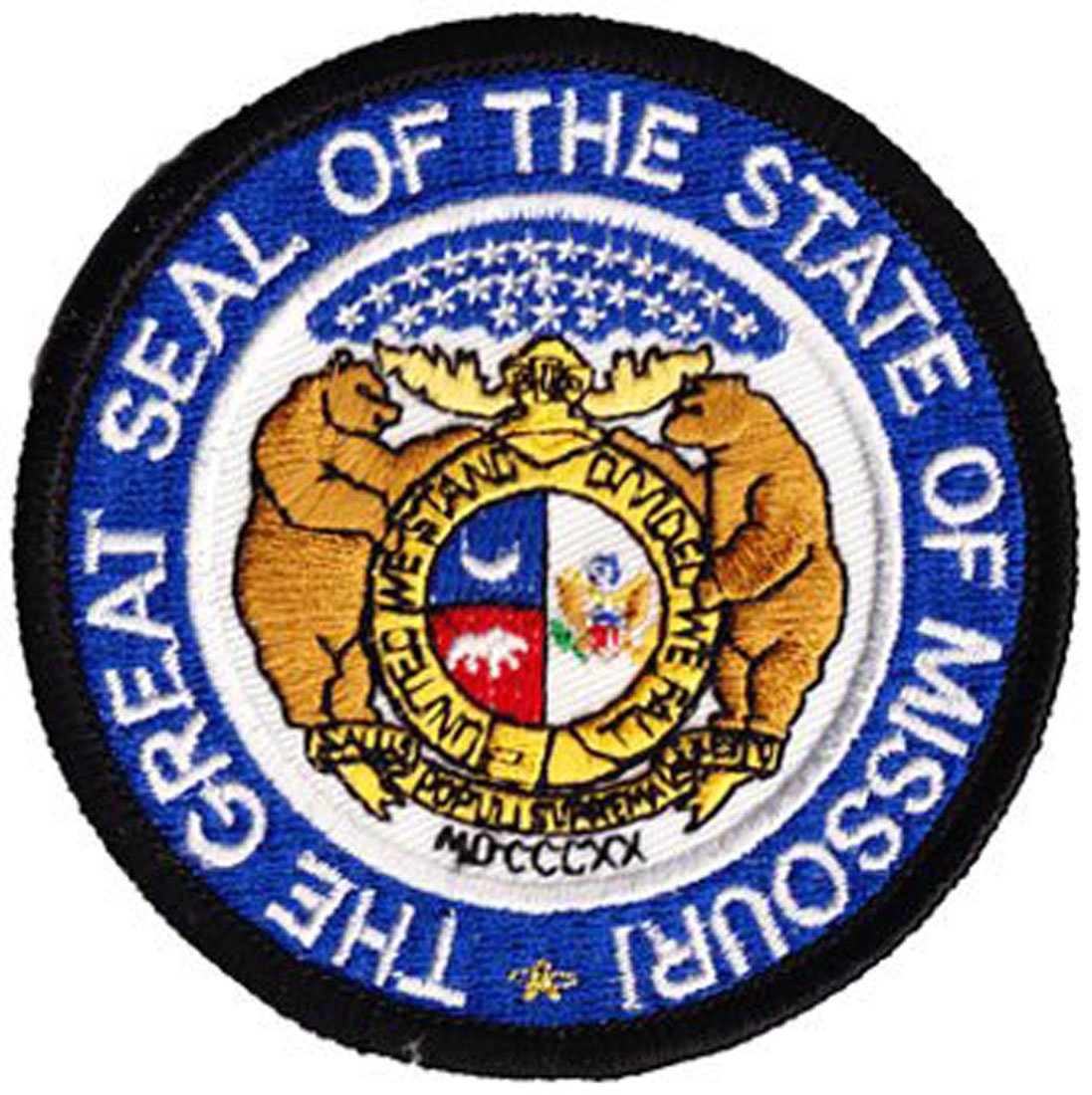 Amazon.com: Missouri - 3 in Round State Seal Patch : Sports & Outdoors