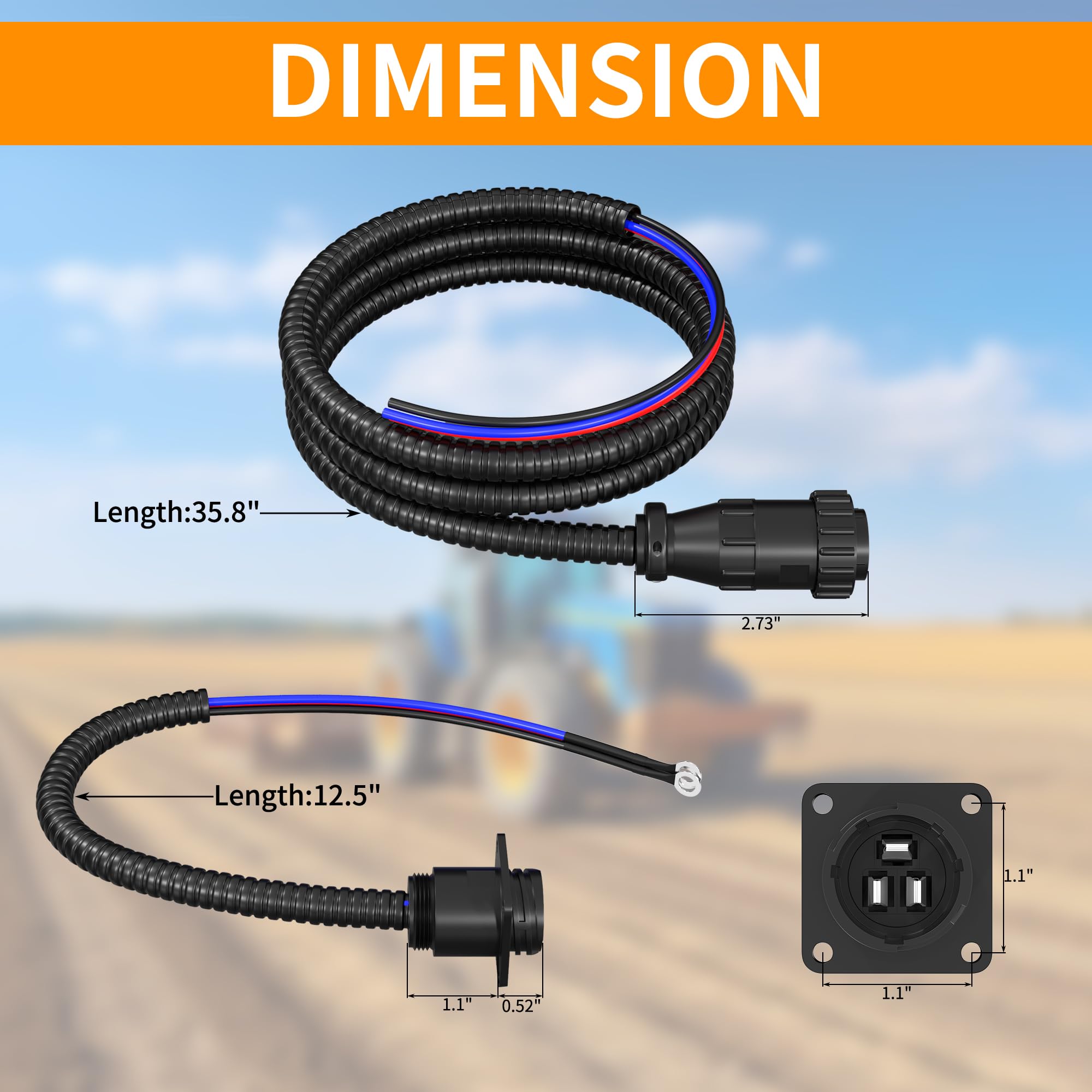 Snapklik.com : RVMARINEPAT 3 Pin Auxiliary Power Connector 3 Pin ...
