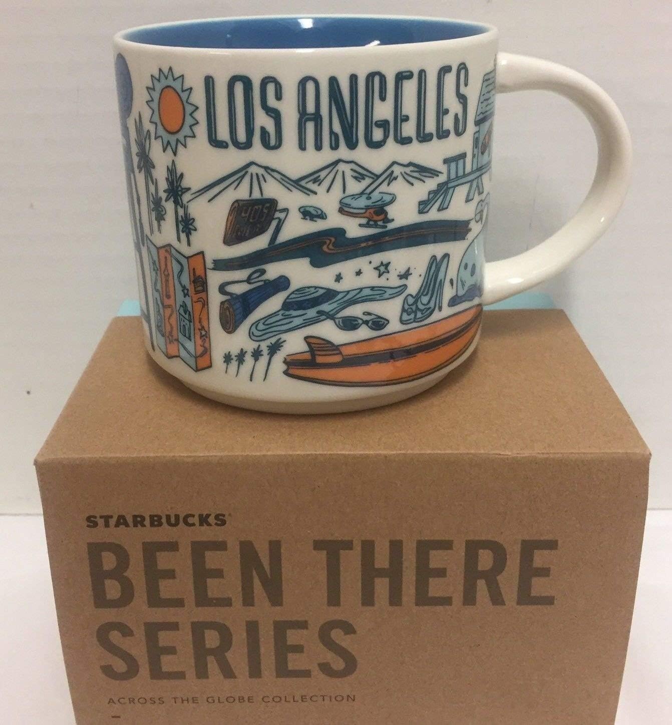 Amazon.com: Starbucks Been There Series Los Angeles Ceramic Mug, 14 Oz ...