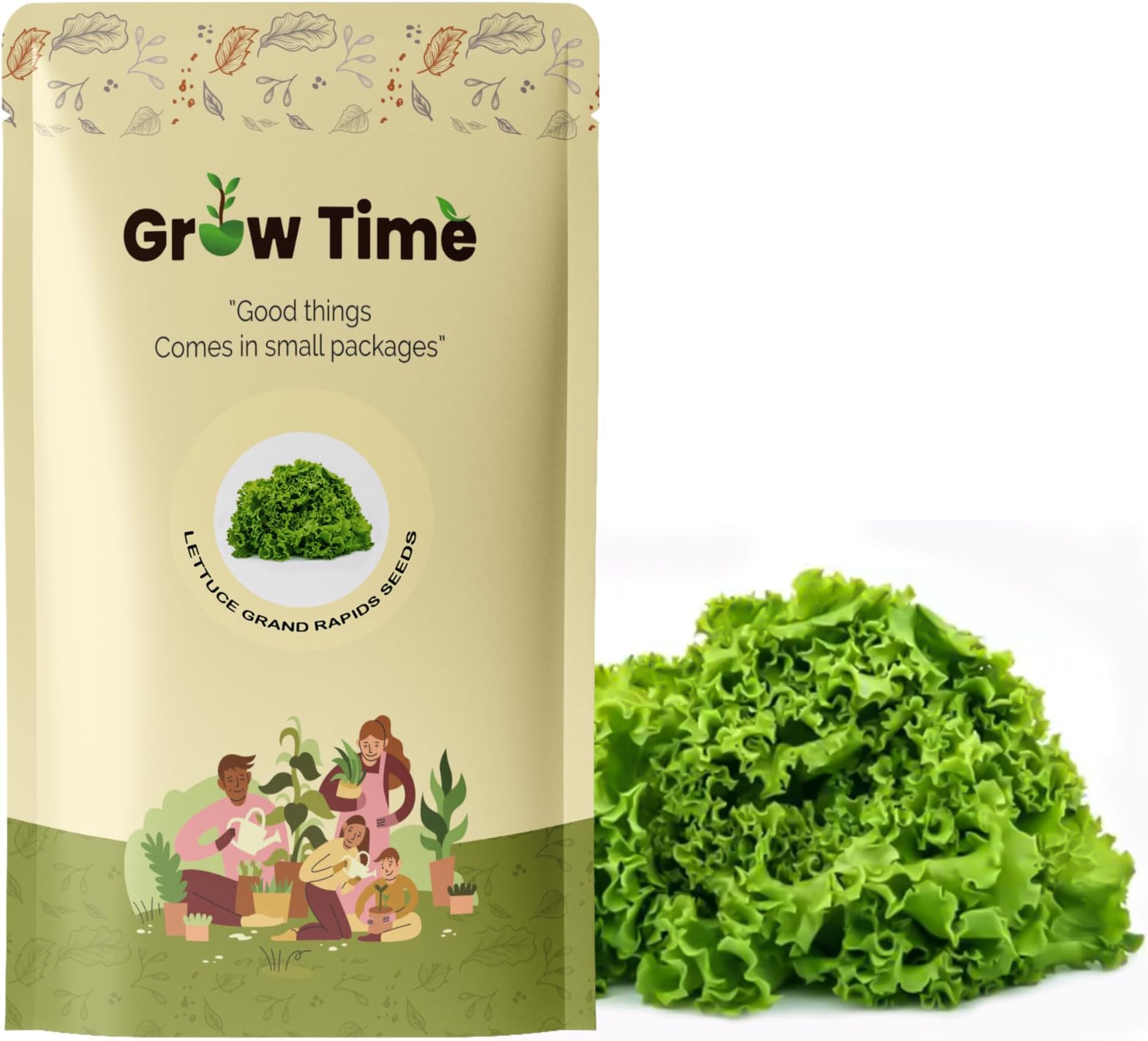 Growtime Lettuce Iceberg Vegetable Seeds, Vegetable Seeds for Home ...