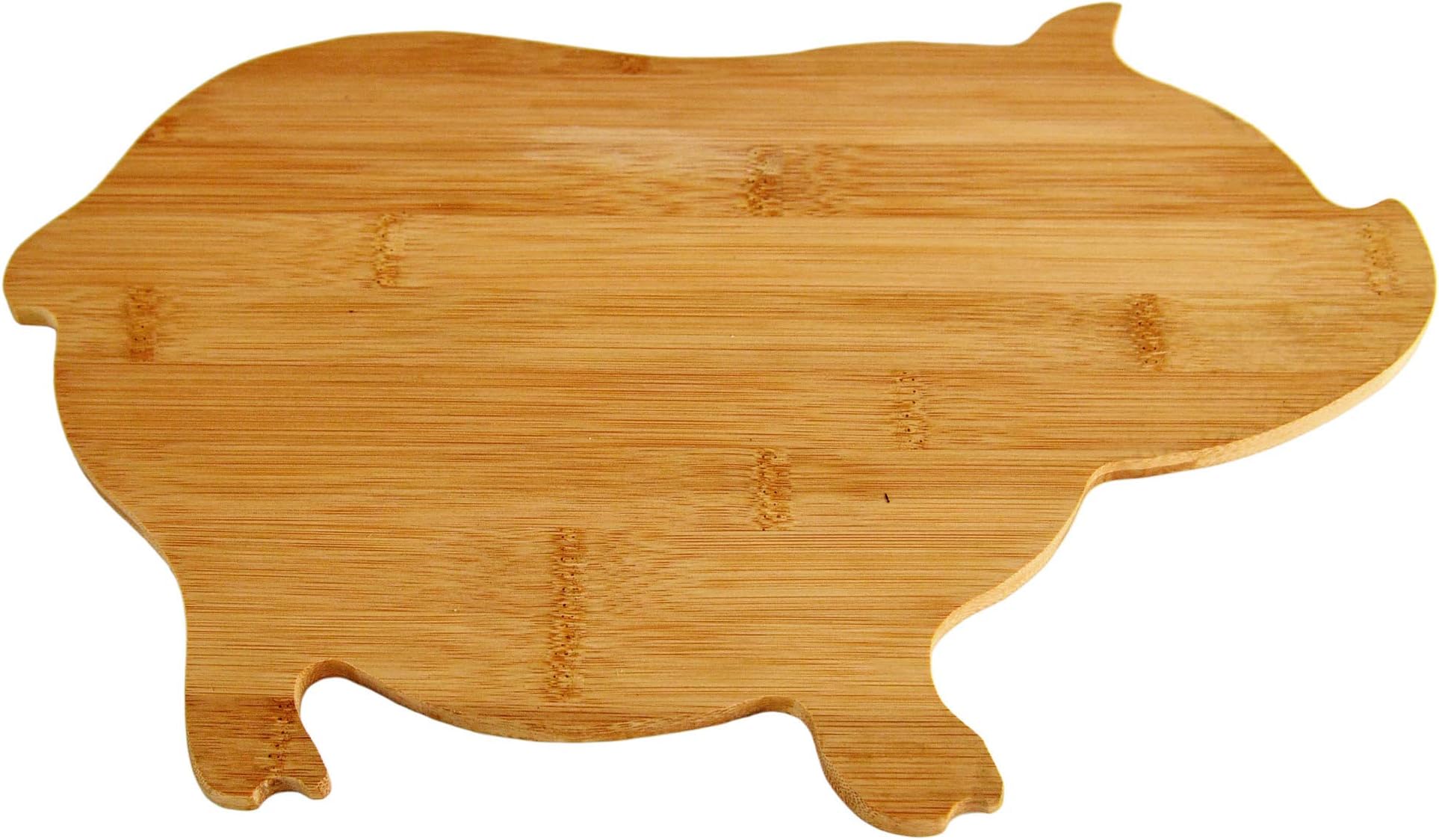 Amazon.com: JB Home Collection 4576, Cow Shape Bamboo Wood Cutting ...