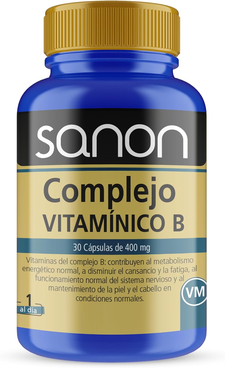 Sanon Complejo Vitaminico B - Producto Vegano - Sin Gluten y Sin ...