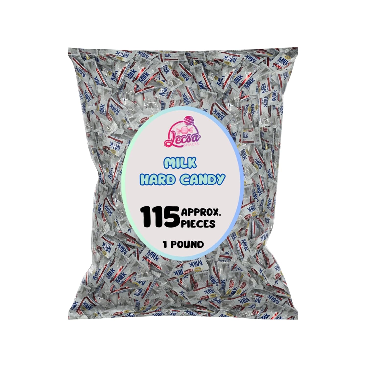 Amazon.com : LECSA SPECIALTY SNACKS Milk Hard Candy: Smooth and Rich ...