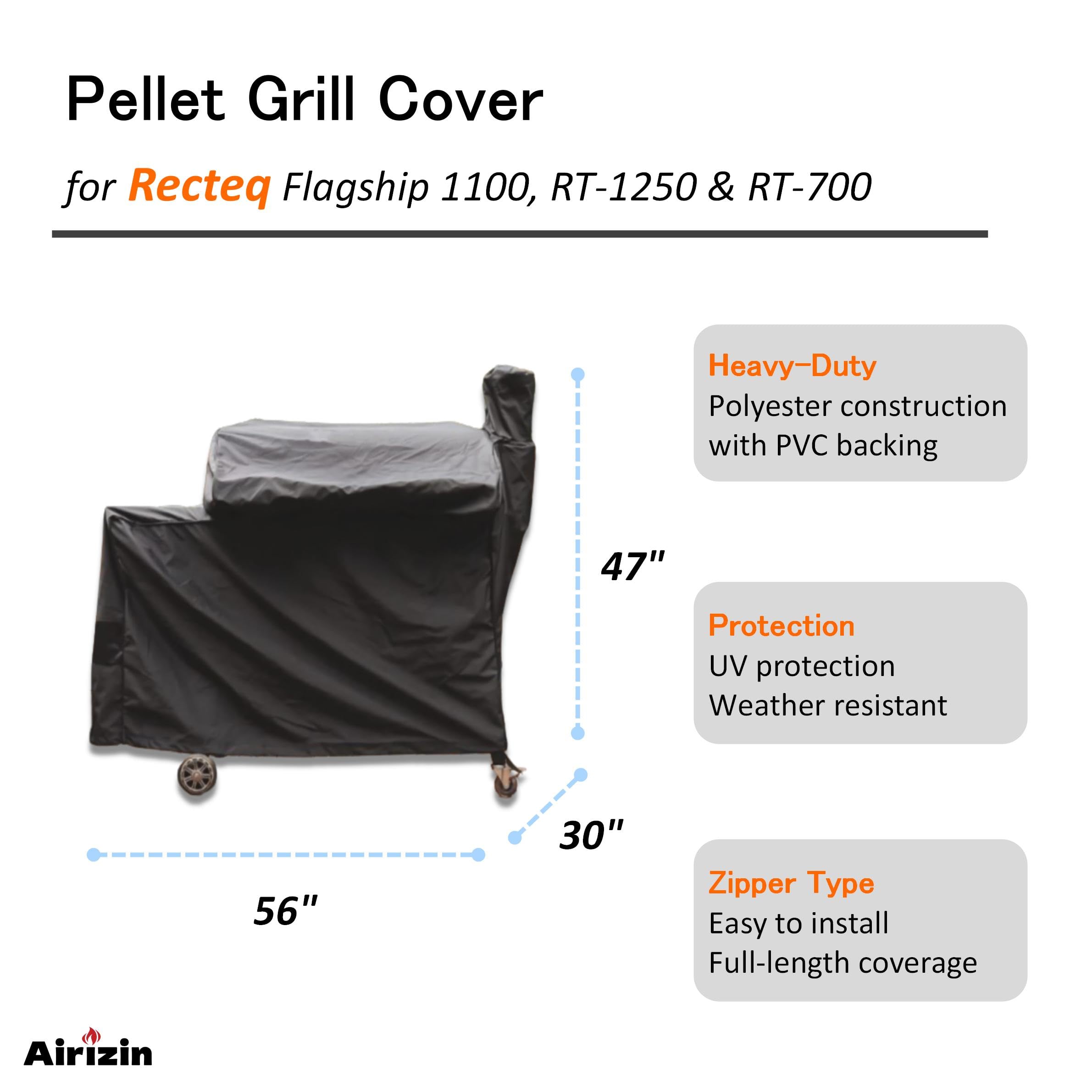 Snapklik.com : Grill Cover For Recteq Flagship 1100/1600 Wood Pellet Grill