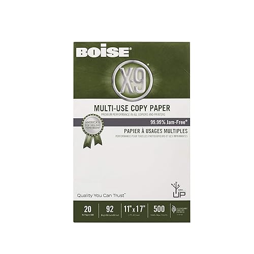 Snapklik.com : Boise Paper X-9 Multi-Use Copy Paper, 11 X 17 Ledger, 92 ...