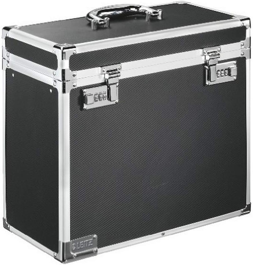 Leitz Lockable Personal Mobile Filing Case, Foolscap, 15 File Capacity ...