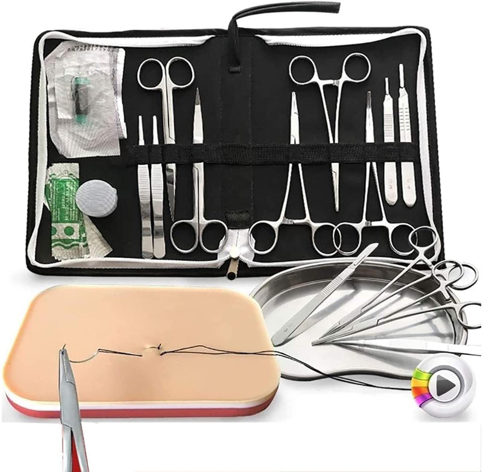 Buy Suture Practice Kit for Students, Suture Training Pad, Surgical ...
