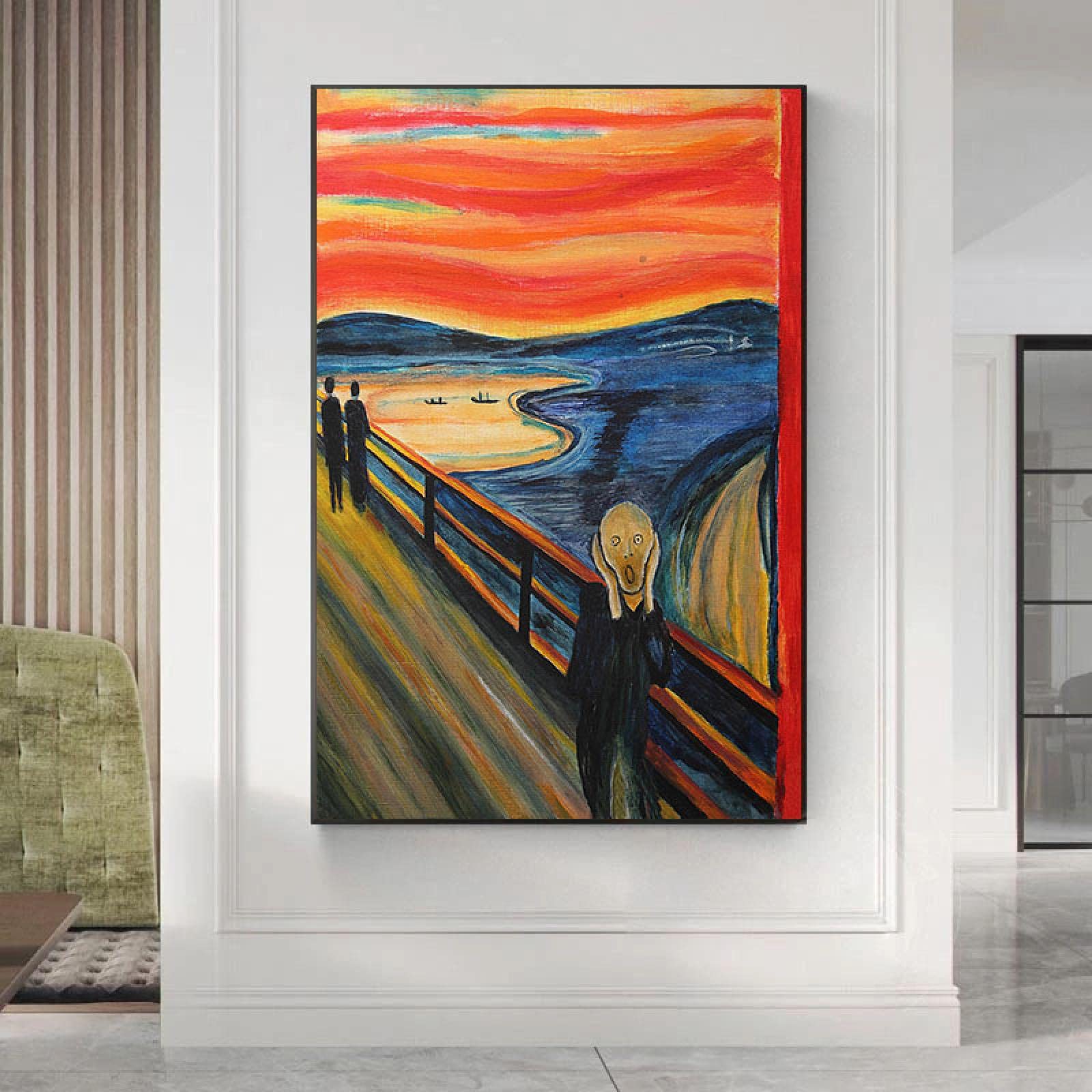 De Schreeuw Edvard Munch Origineel Schilderij De Wanhoop En Woede Van