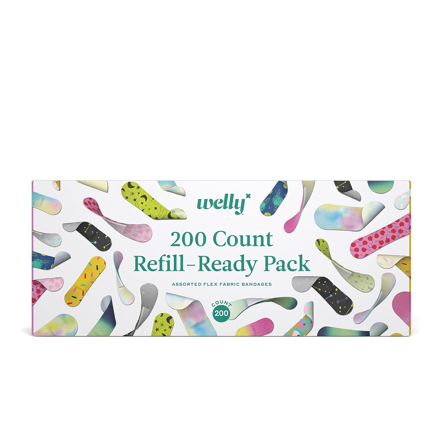 Amazon.com: Welly Bandage Refill Ready Pack | Adhesive Flexible Fabric ...