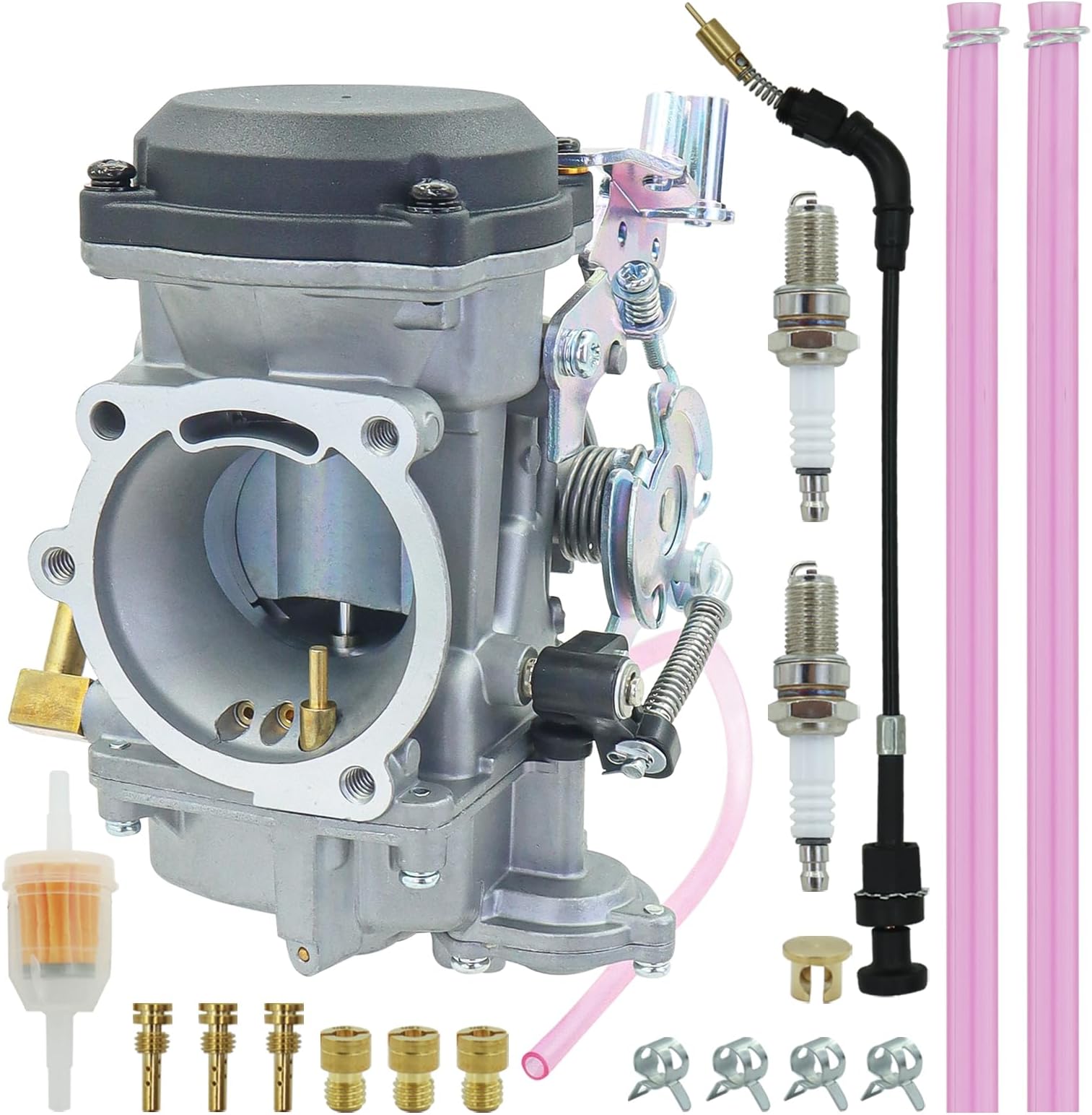Amazon.com: ALRACALL CV40 Carburetor Replaces for Harley-Davidson CV40 ...