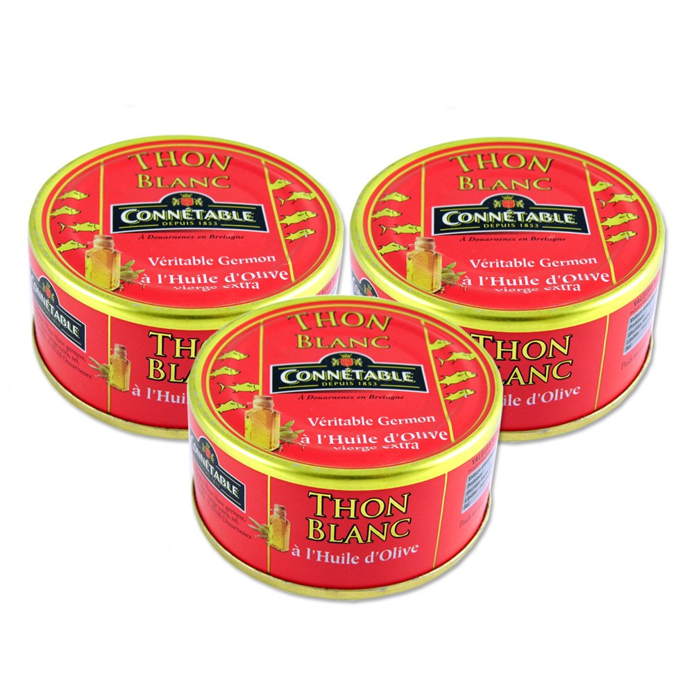 Amazon.com : Connetable - Thon Blanc - 80g : Packaged Tuna Fish ...