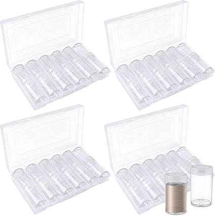 Amazon.com : Lainballow 48 Pcs Coin Tubes, Assorted Sizes Cent Nickel ...