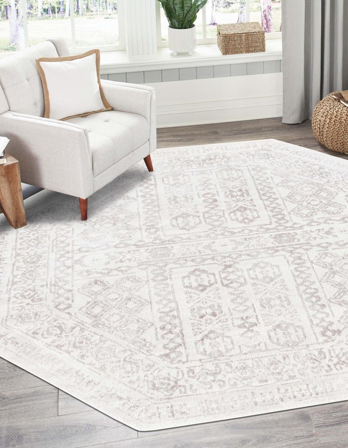 Amazon.com: Unique Loom Oxford Collection Area Rug - Magdelan (7' 1 ...
