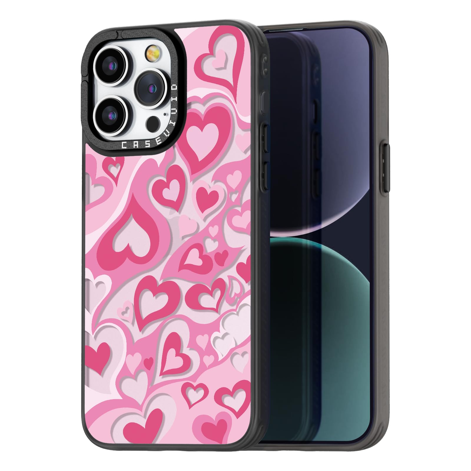 Amazon.com: casevivid Compatible for iPhone 15 Pro Max Case Cute Aesthetic - Durable Fashion ...