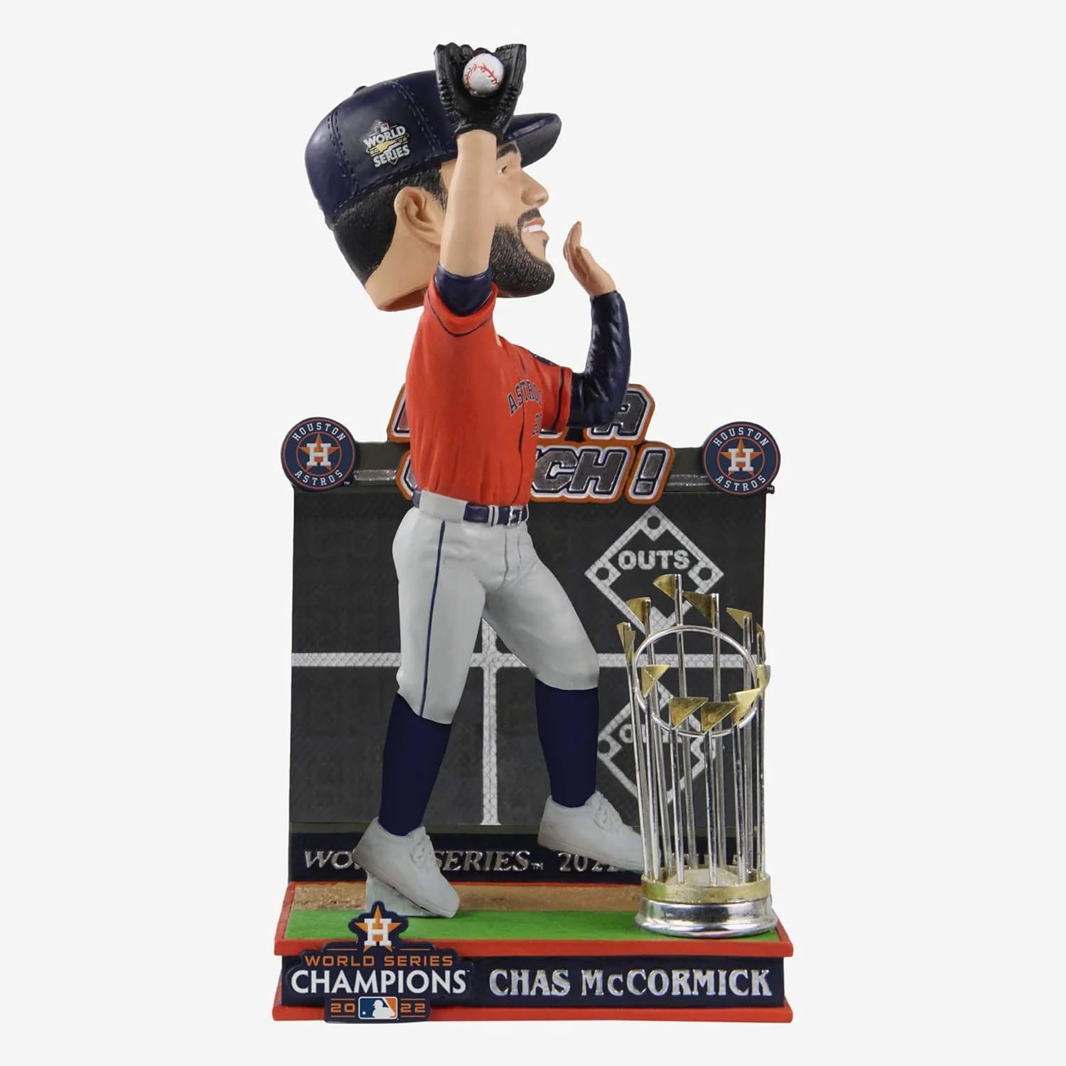 Chas McCormick Houston Astros 2022 World Series Champions Moment ...