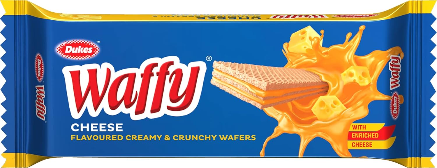 Dukes Waffy Biscuits Cheese, 60 g : Amazon.in: Grocery & Gourmet Foods