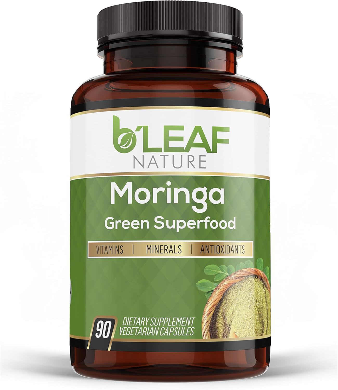 Amazon.com: Organic Moringa 90 Capsules 1000mg - Immune System and ...