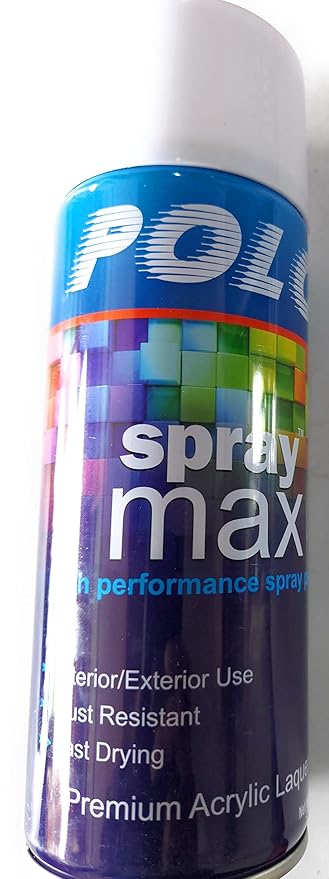 Polo Spray Max Spray Paint,400 ml,White : Amazon.in: Office Products