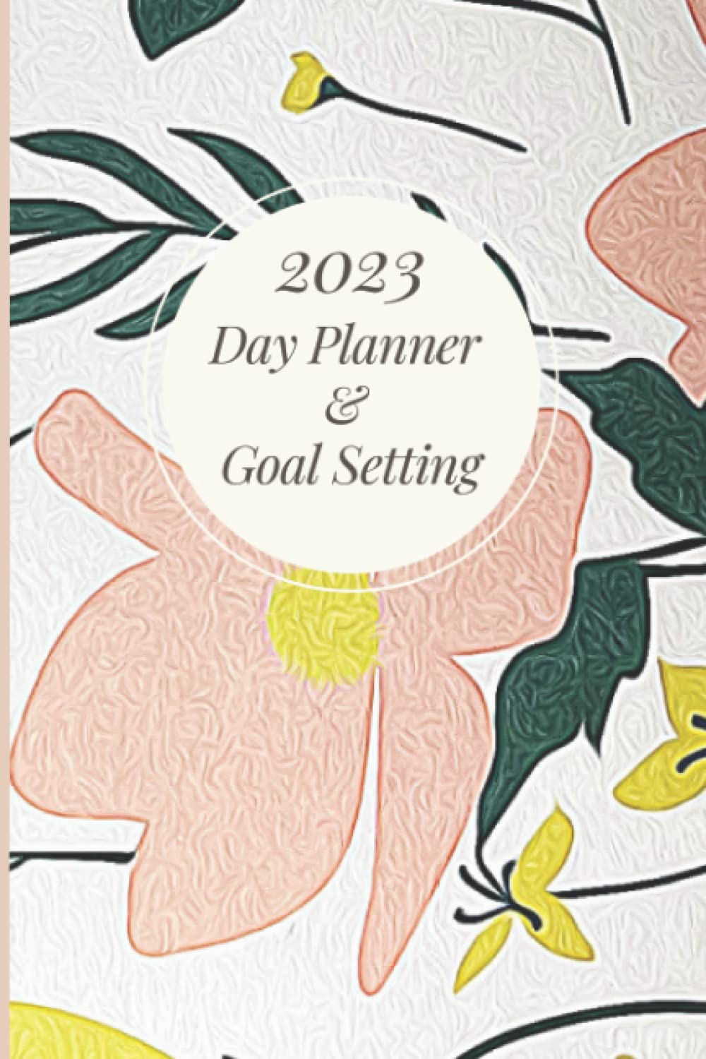2023 weekly Planner and Goal setting with positive affirmations| Flower ...