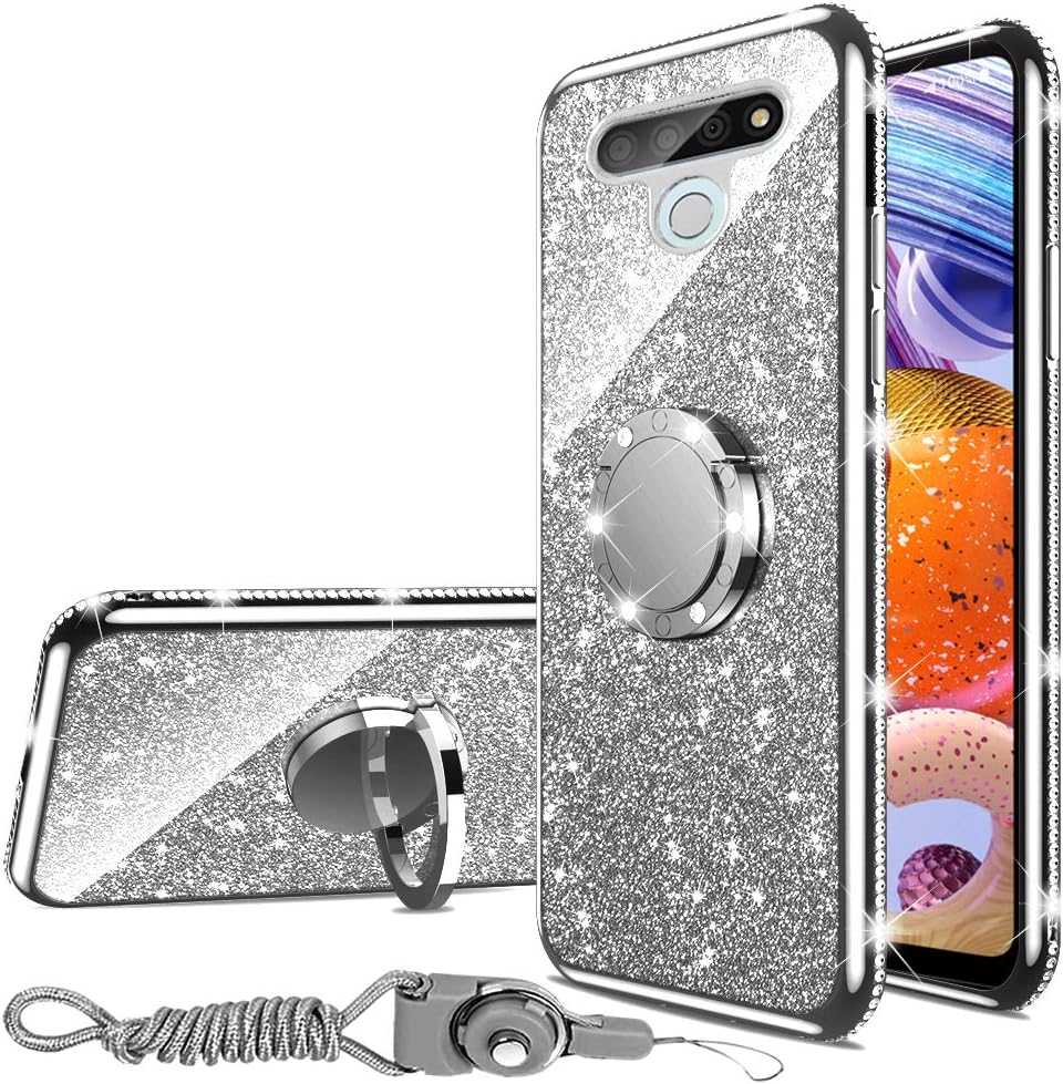 Amazon.com: LG Stylo 6 Case, LG K71 Case Glitter Luxury Sparkles TPU ...