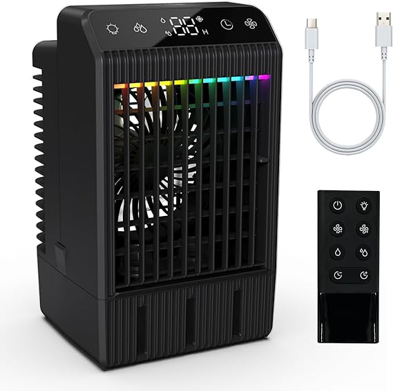Amazon.com: Portable Air Conditioners, Evaporative Mini Room Air ...