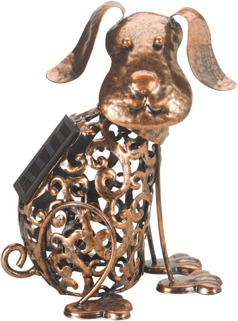 Metal Scroll Cat Solar Light : Amazon.co.uk: Lighting