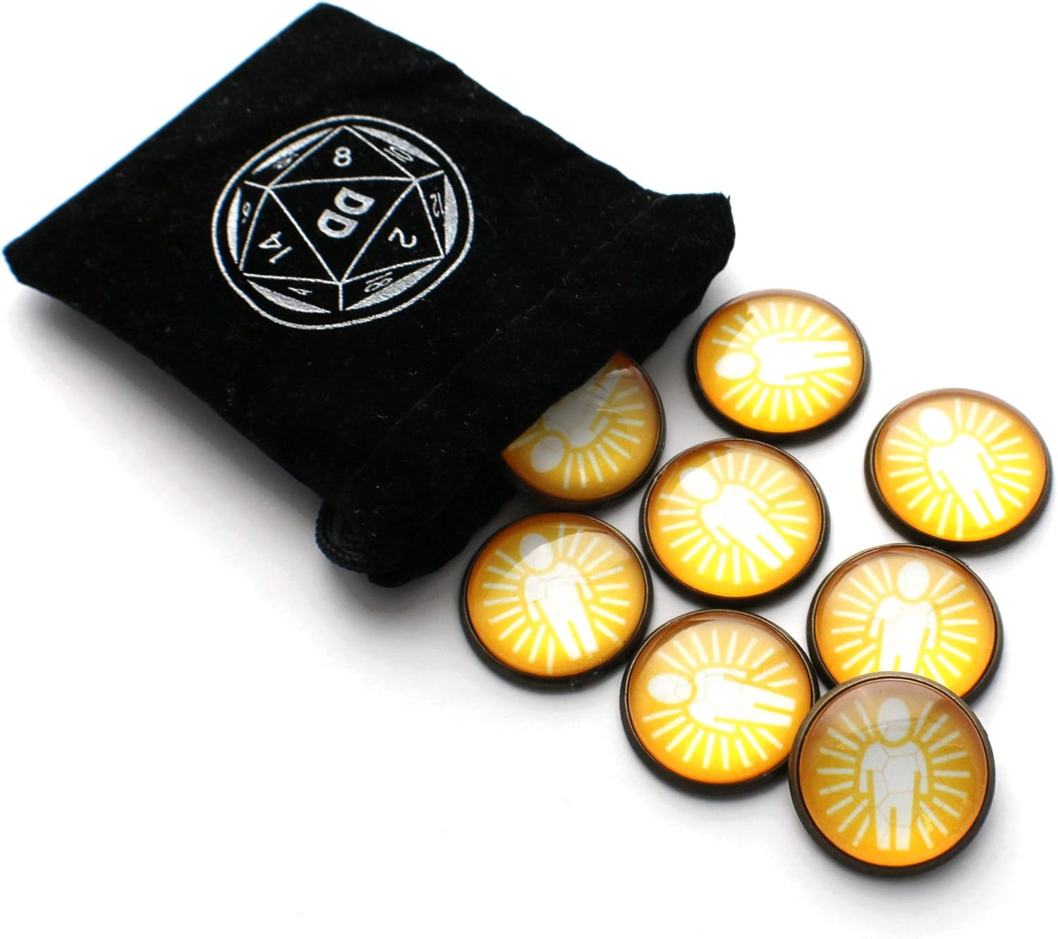 Amazon.com: Dahan Dice D&D Tokens - Inspiration Counters for Dungeons ...