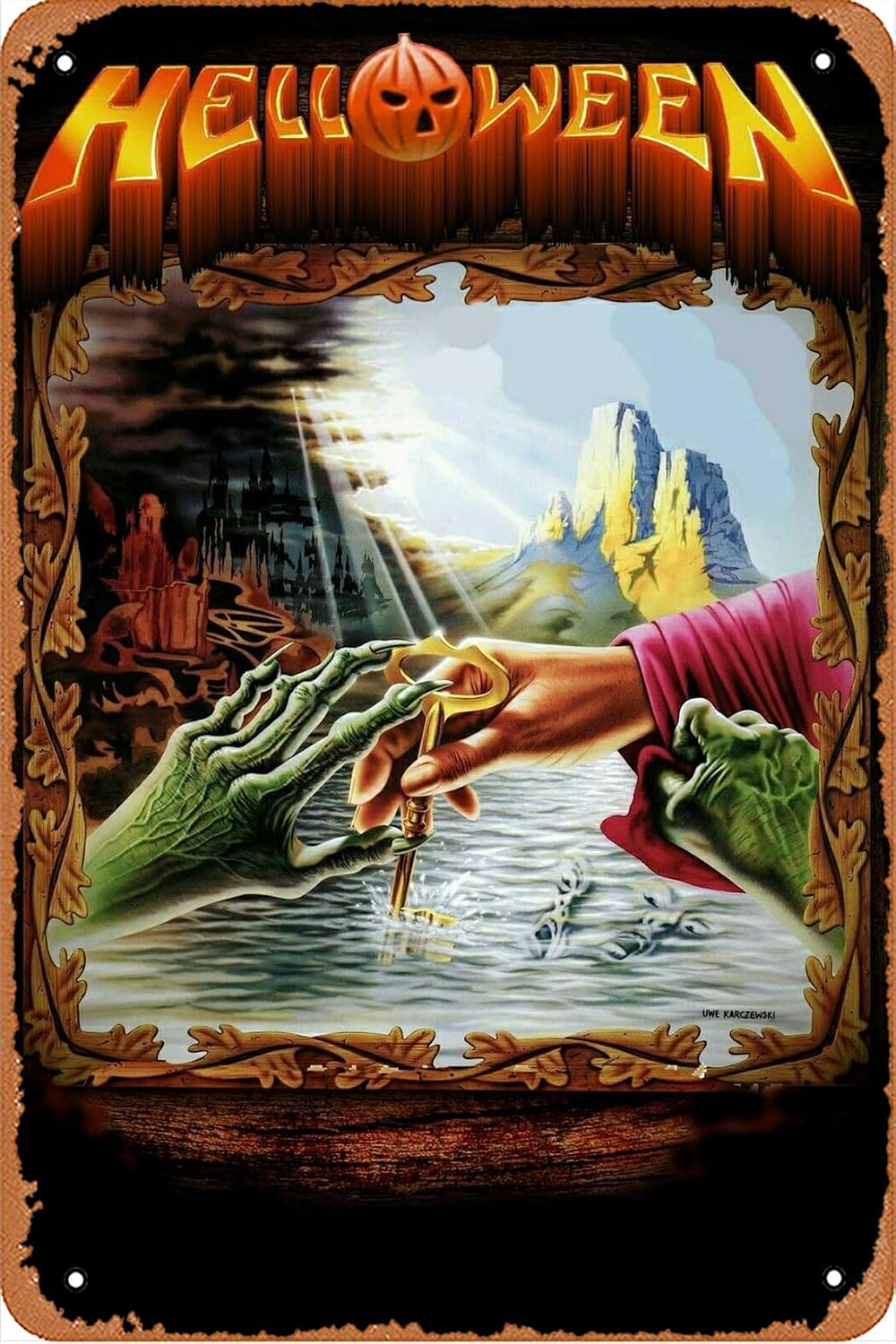 Amazon.com: Helloween Band Band Classic Poster Metal Sign Tin Metal ...