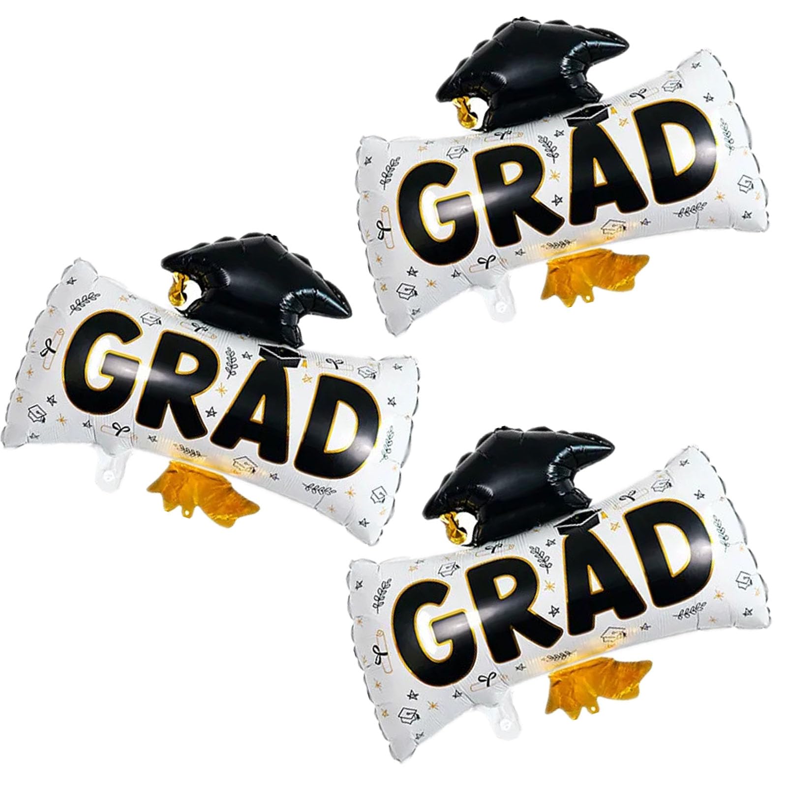 Amazon.com: AVMBC Graduation Diploma Balloons, Graduation Cap Balloons ...