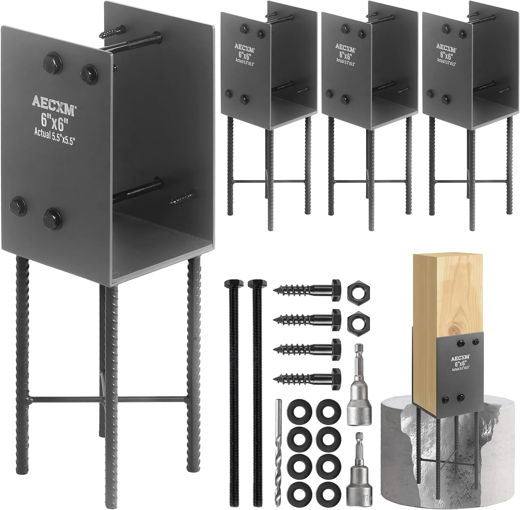 Amazon.com: Sturdi-Wall Plus, Wet Set Bracket (3-ply 2x6), SWP63 ...