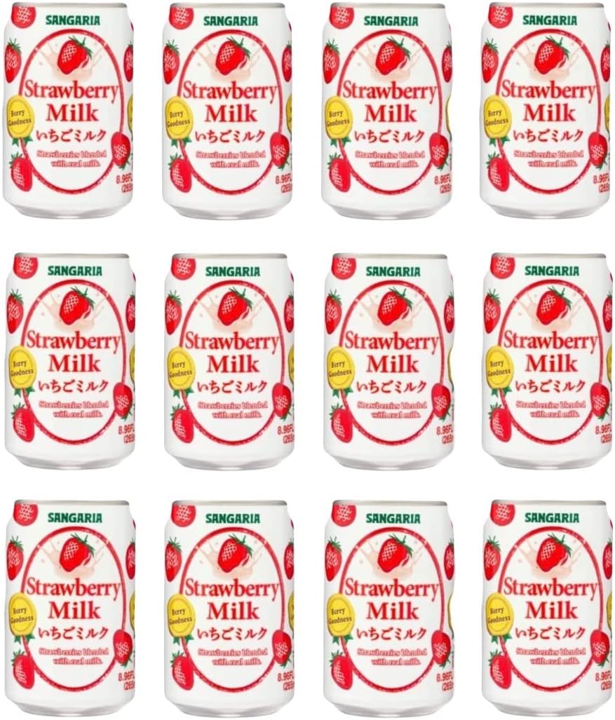 Amazon.com: Sangaria Royal Milk Tea and Strawberry Milk | 12 Pack | 8. ...