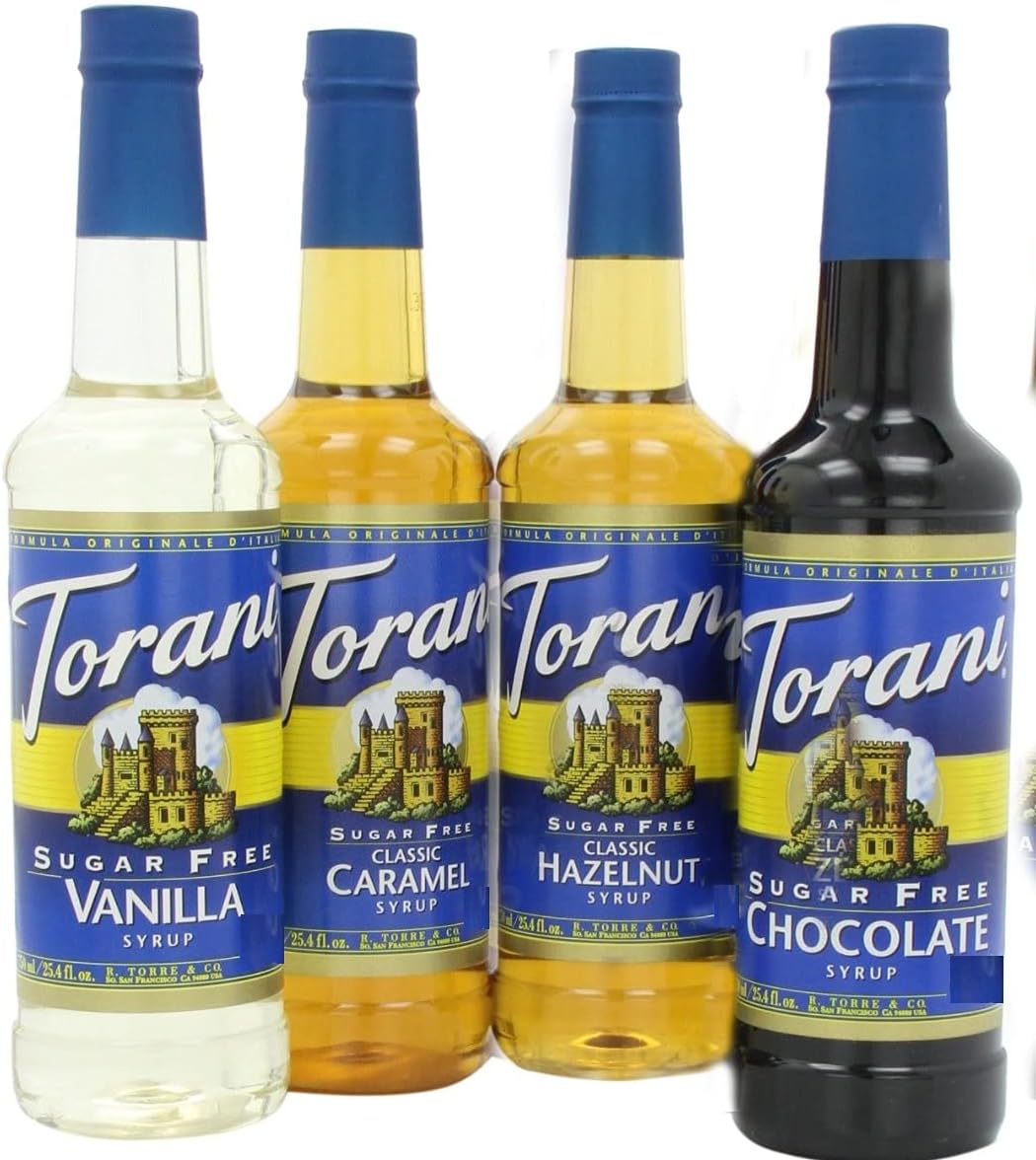 Amazon.com: Torani Variety Pack Caramel, French Vanilla, Vanilla ...
