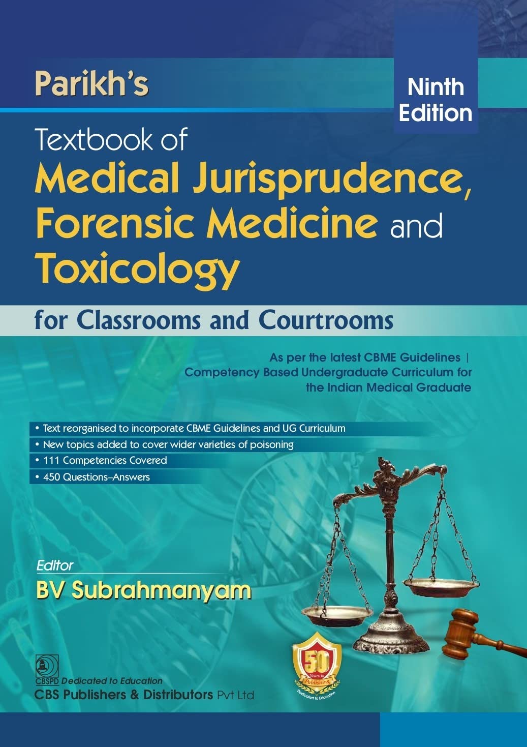 Buy Parikhs Textbook Of Medical Jurisprudence Forensic Medicine And ...