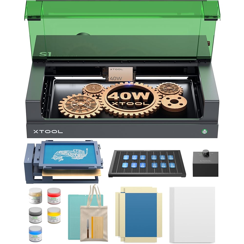$82/mo - Finance xTool Screen Printer Multi-Color Kit S1 Class 1 ...