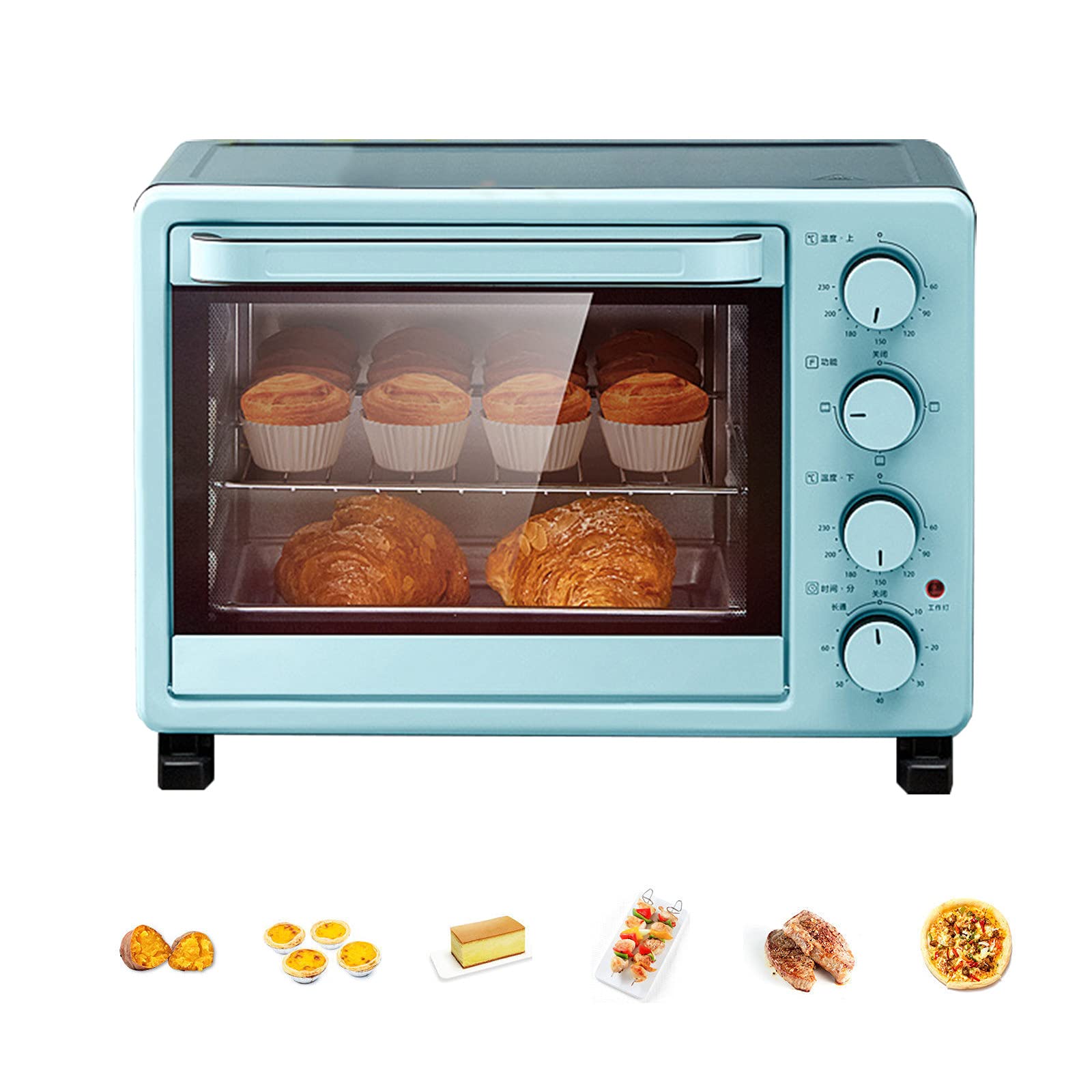 Buy Electric Oven, 25L op Cooking Baking Portable Oven, 1400w ...