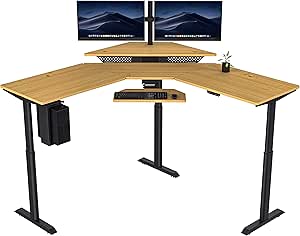 Amazon.com: VERSADESK® Powerlift 72 x 72 Inches L-Shaped Standing Desk ...