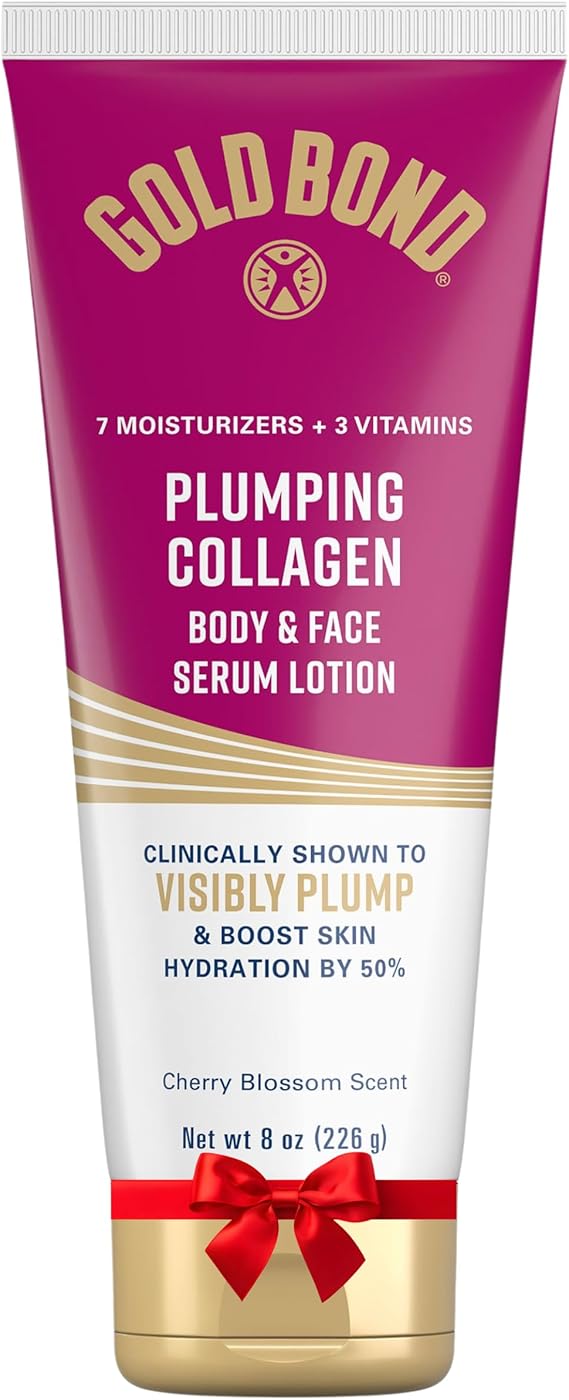Amazon.com: Gold Bond Plumping Collagen Body and Face Serum Lotion ...