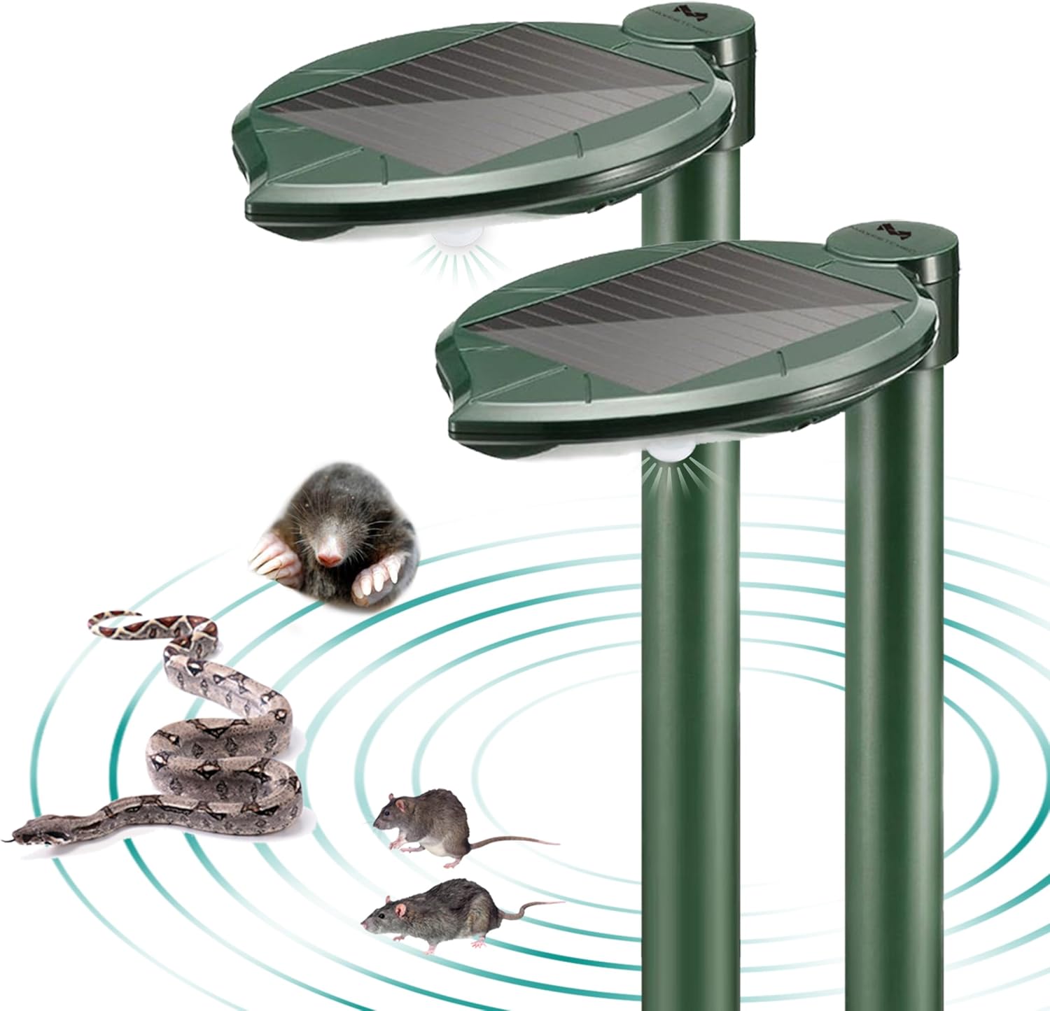 Amazon.com: maxfetched Solar Snake Repellent Ultrasonic Outdoor, Mini ...