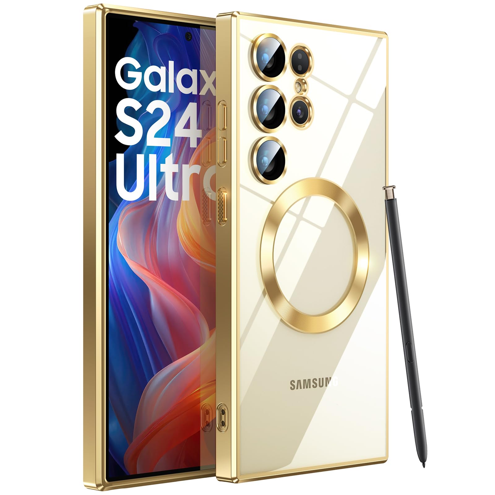 Snapklik.com : JUESHITUO Official Titanium For Samsung Galaxy S24 Ultra ...
