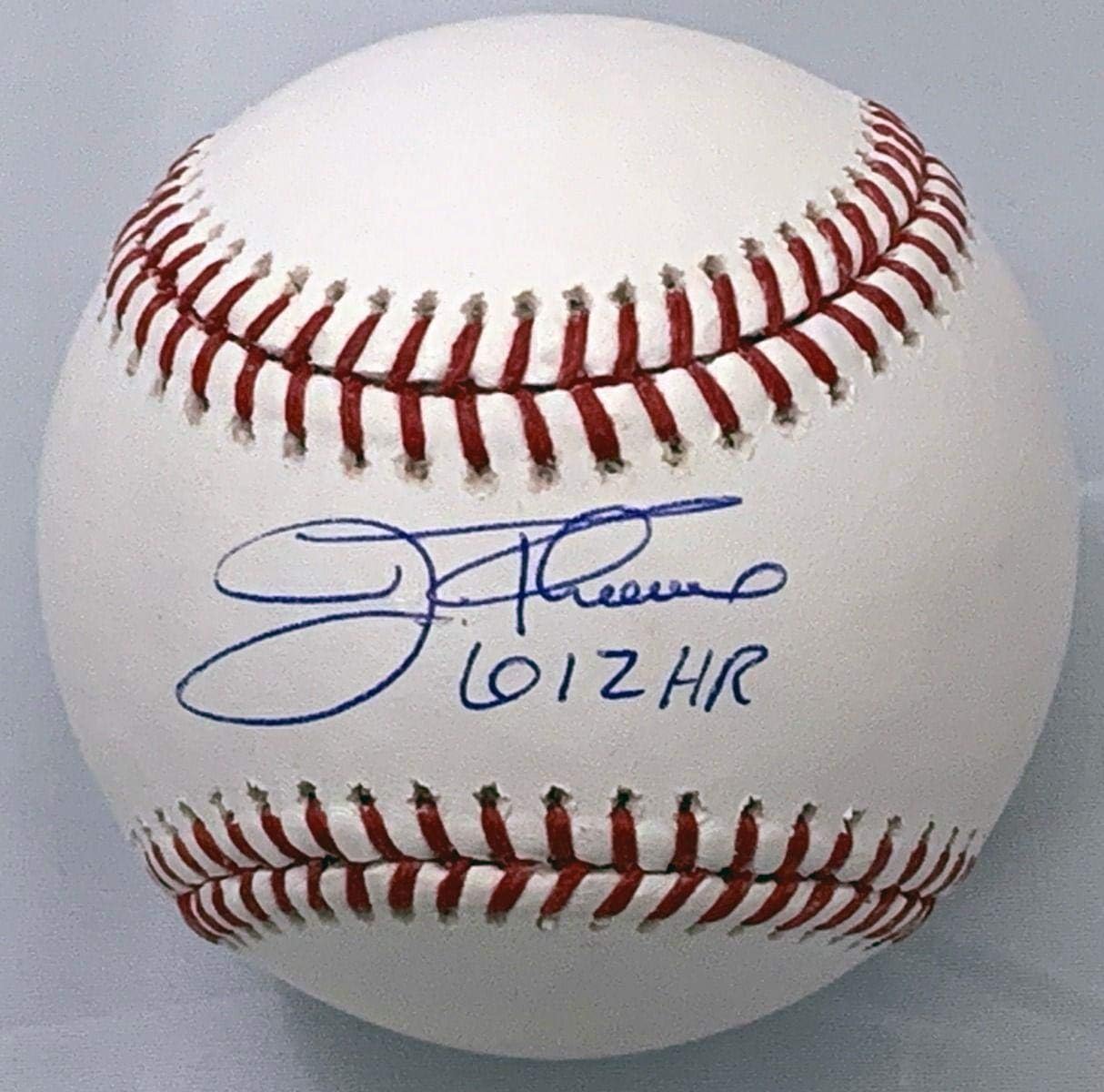 Jim Thome Autographed Cleveland Indians White Sox Twins Phillies MLB ...