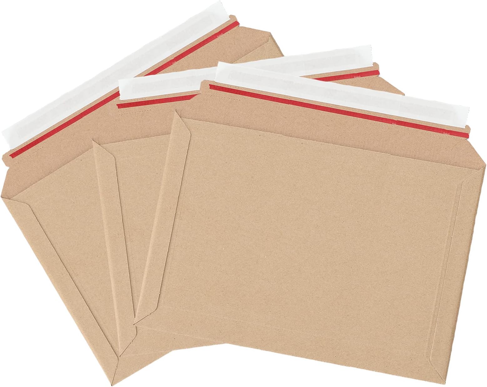 Rigid Cardboard Envelopes Peel and Seal Strong Board Packaging Postal ...