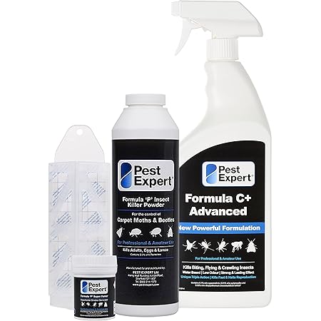 Pest Expert Clothes Moth Killer Smoke Bombs 8 x 3.5g - Formula 'P ...