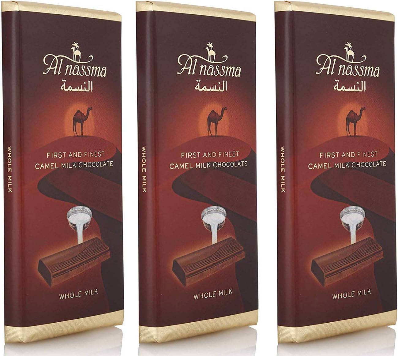 Amazon.com : Samha Camel Milk Chocolate Covered Dates with Pistachios ...